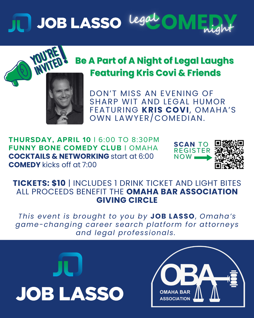 Job Lasso Legal Comedy Night - Job Lasso